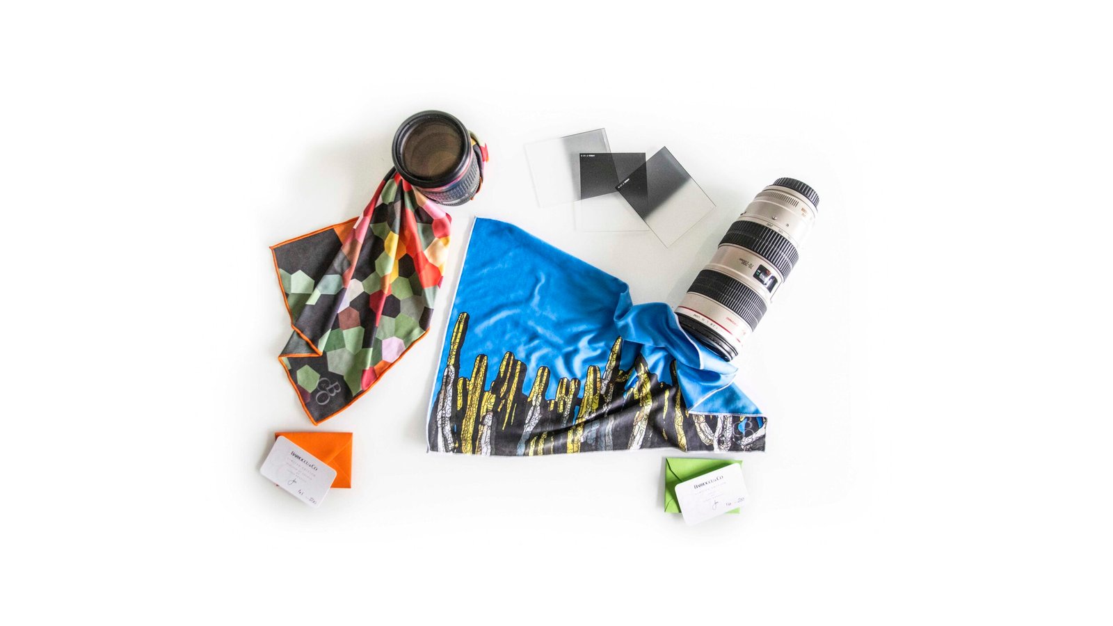 lens cloth art - Barroccu & Co.